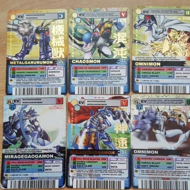 Rare DIGIMON cards, Hobbies & Toys, Toys & Games on Carousell