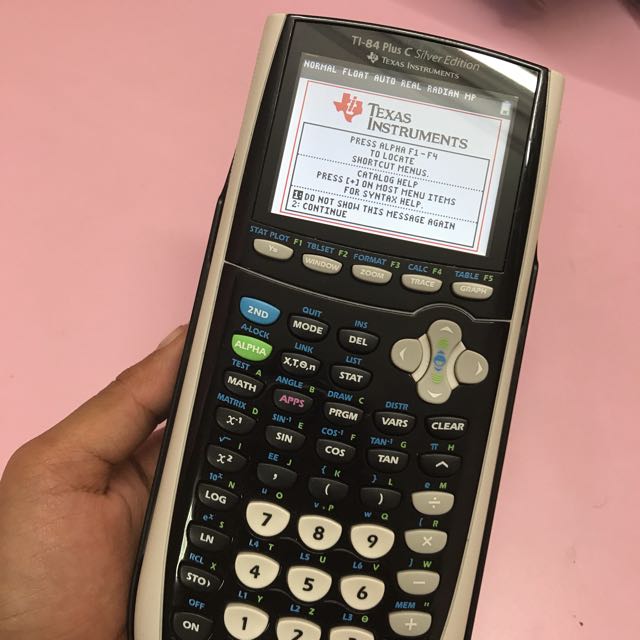 TI-84 Plus C Sliver Edition, Hobbies & Toys, Stationery & Craft ...