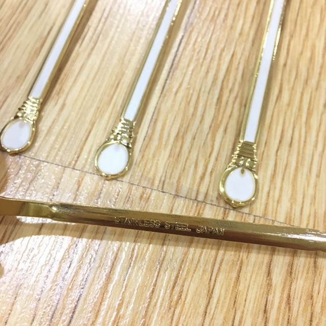 Vintage Camel Gold Plated Mocca Spoons, Furniture & Home Living, Home ...
