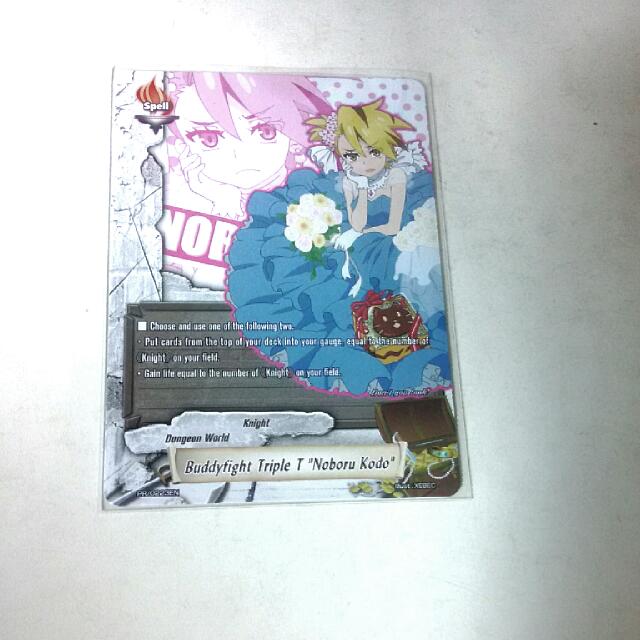 Buddyfight Triple T "Noboru Kodo", Hobbies & Toys, Toys & Games on ...