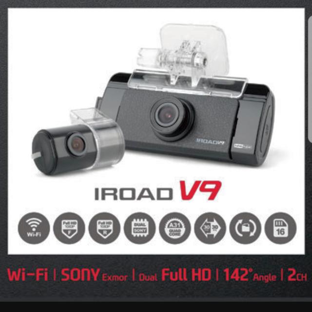 IROAD V9 Dash Cam 16GB Wifi Car Video Recorder, Photography, Video ...
