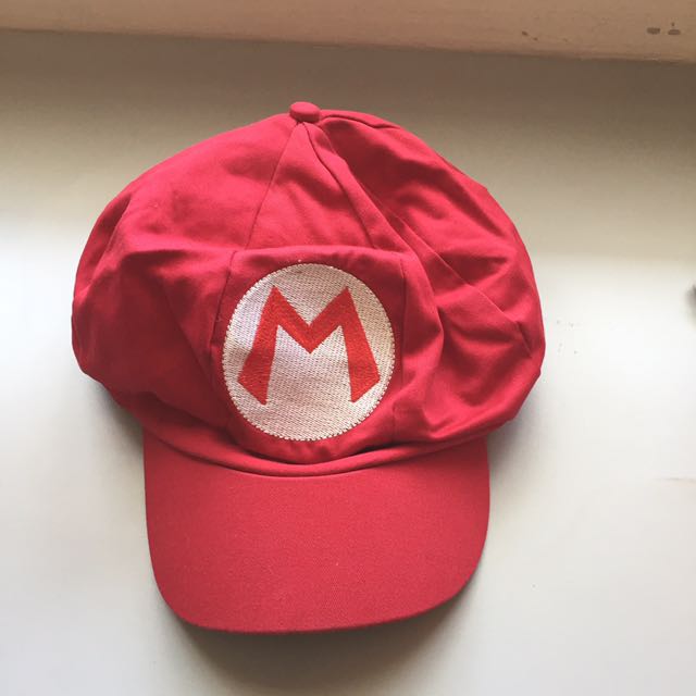 Mario Cap, Men's Fashion, Watches & Accessories, Caps & Hats on Carousell