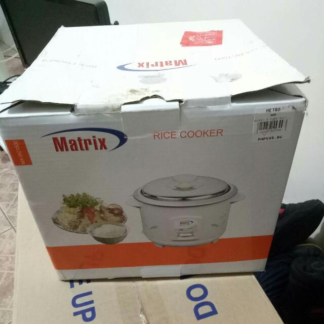 Matrix (Rice Cooker), TV & Home Appliances, Kitchen Appliances, Cookers ...