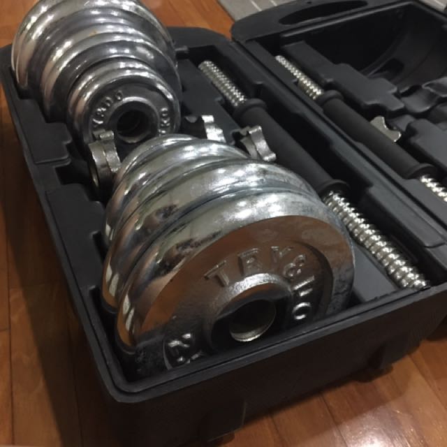 Dumbbell set, Sports Equipment, Exercise & Fitness, Toning & Stretching ...