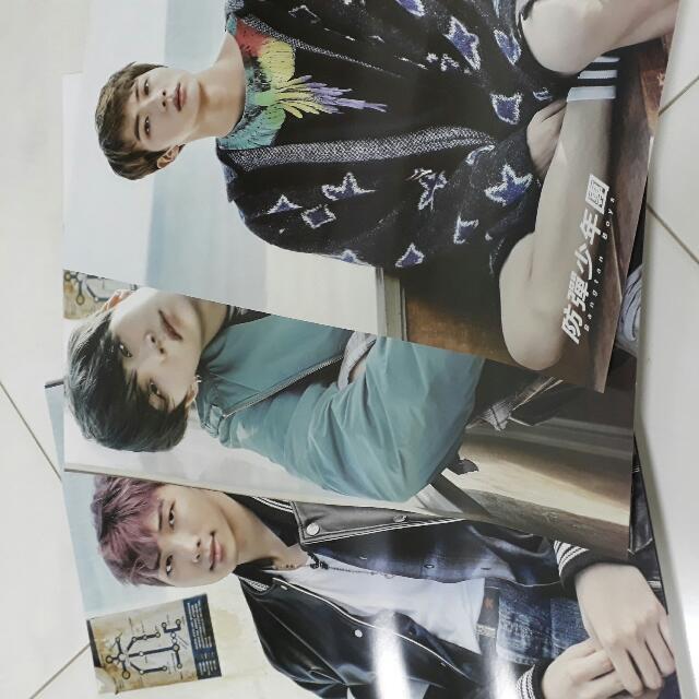 Unofficial YNWA BTS poster, Hobbies & Toys, Memorabilia & Collectibles ...