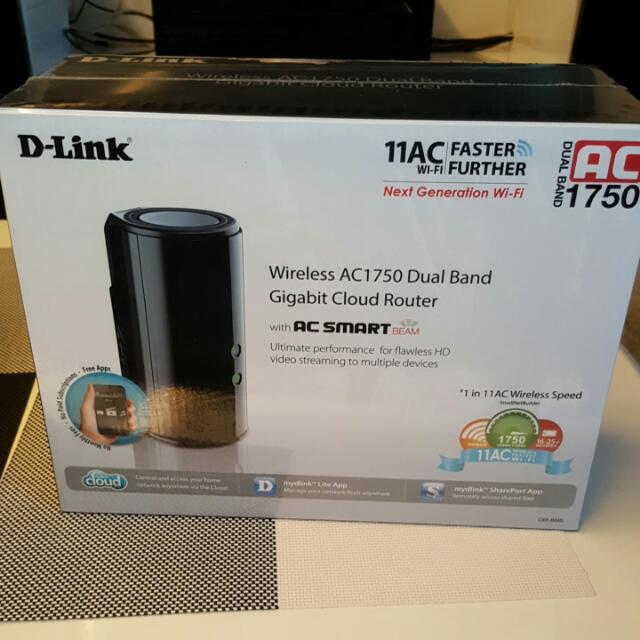 D-Link AC1750 Wireless DualBand Gigabit Cloud Router USB 3.0 - DIR-868L ...