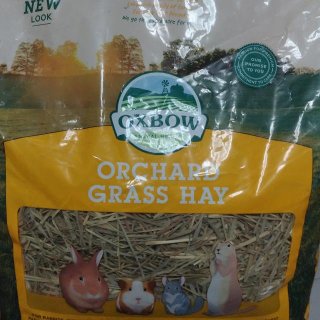 Oxbow Orchard Grass Hay 40oz, Pet Supplies, Pet Food on Carousell