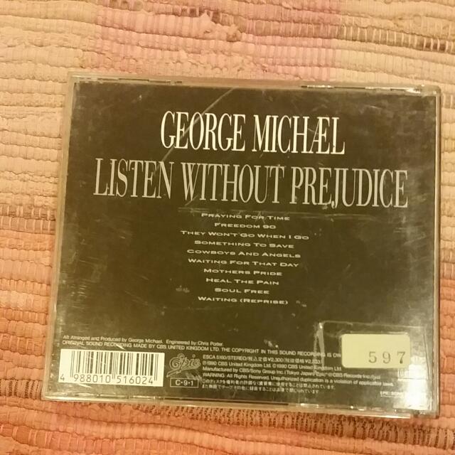 CD George Michael - Listen Without Prejudice, Hobbies & Toys, Music ...