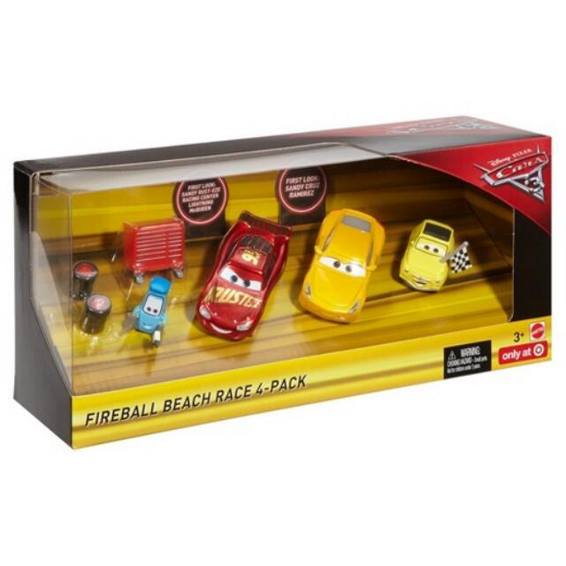 Disney Pixar Cars 3 Fireball Beach Race 4 Pack 1:55 Diecast, Hobbies ...