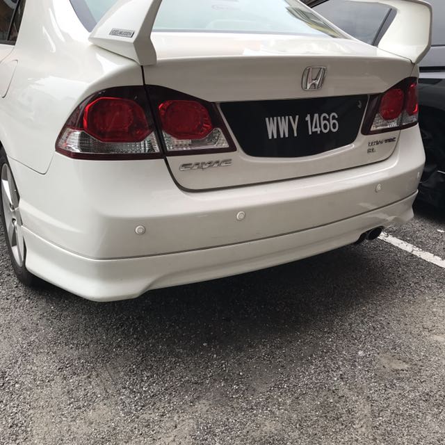 Civic Fd Front Bumper With Modulo And Mugen Bodykit, Auto Accessories on Carousell