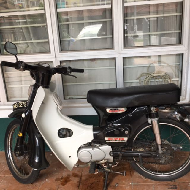 Honda c70 1977, Motorbikes on Carousell