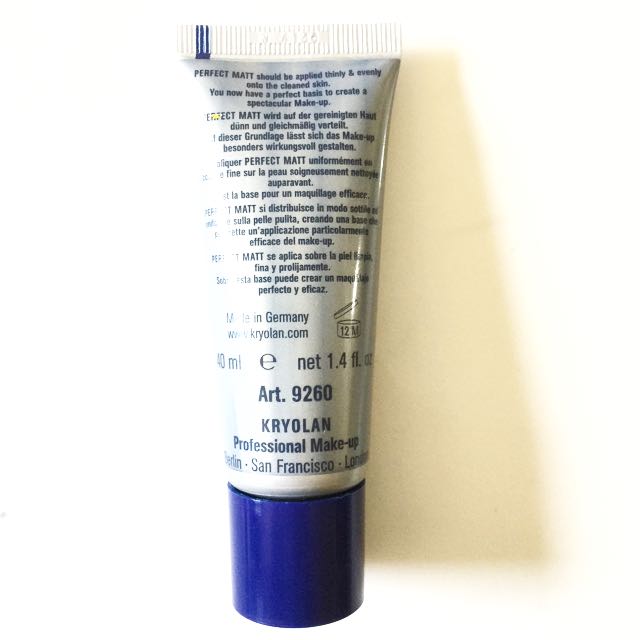 Kryolan Perfect Matt, Beauty & Personal Care, Face, Makeup on Carousell