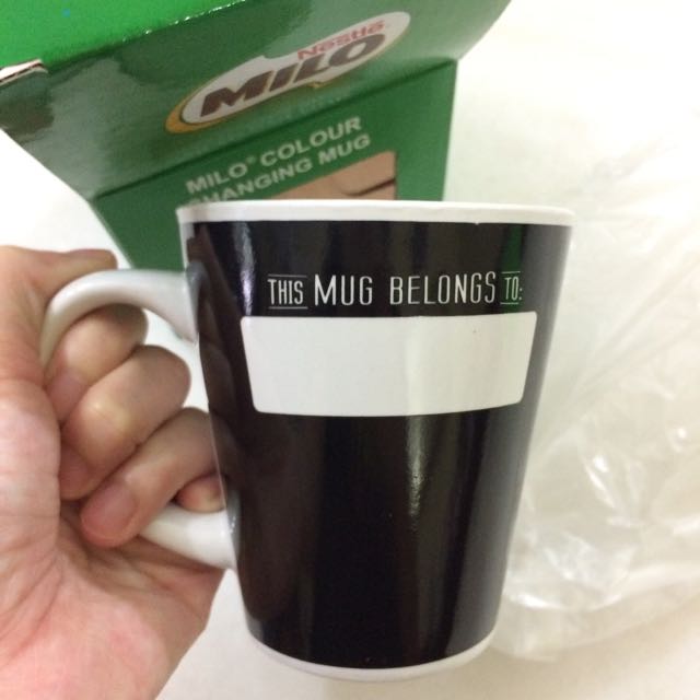Milo Colour Changing Mug, Furniture & Home Living, Kitchenware ...