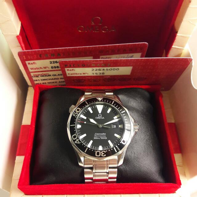 Omega 2264.50 Seamaster (full size) full set, Luxury, Watches on Carousell