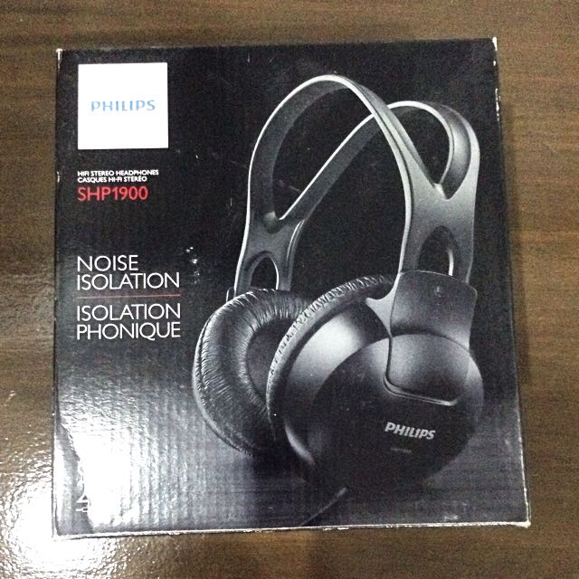 Philips SHP1900 Noise Isolation Headphones, Audio, Headphones ...