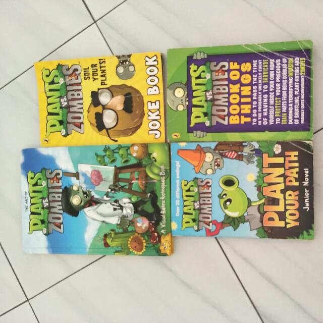 Plants VS. Zombies Books Worth $10 To $15 each, Hobbies & Toys, Books ...