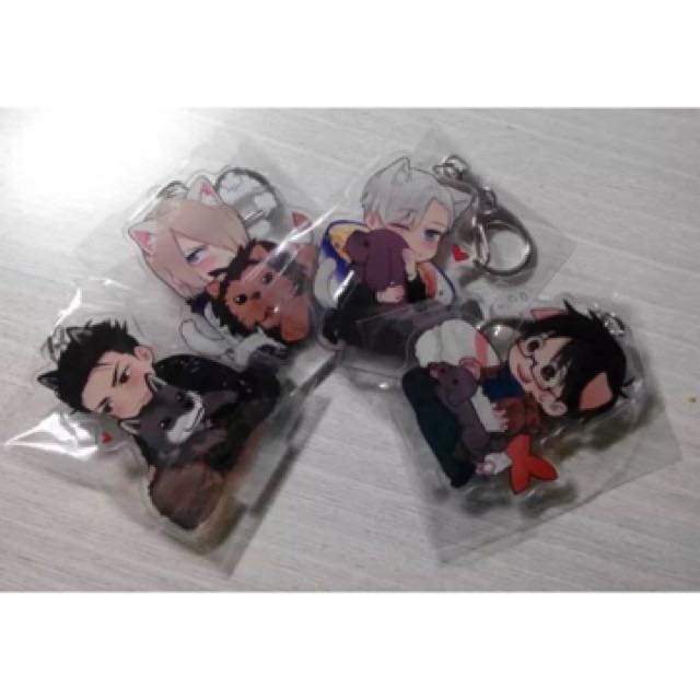 (PREORDER) YURI ON ICE YOI KEYCHAIN STANDEE VIKTOR YUURI YURI OTABEK ...