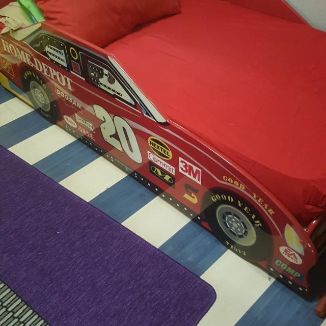 Racing Car Bed Frame, Furniture & Home Living, Furniture, Bed Frames ...