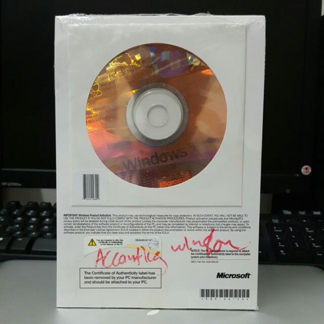 Rare Windows XP Original Lisence, Computers & Tech, Parts & Accessories ...