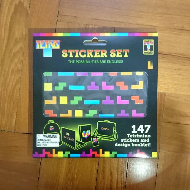 Tetris Sticker Set, Hobbies & Toys, Stationery & Craft, Craft Supplies ...