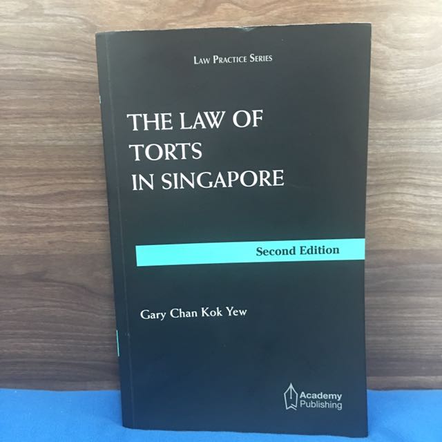 The Law Of Torts In Singapore (Gary Chan) 2nd Edition, Hobbies & Toys ...