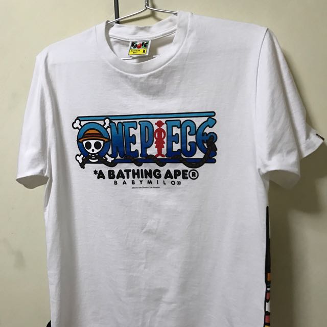Bape One Piece Collab T Shirt, Men's Fashion, Tops & Sets, Tshirts ...