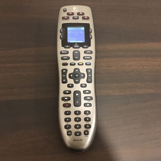 Logitech Harmony 650 Remote, TV & Home Appliances, TV & Entertainment ...
