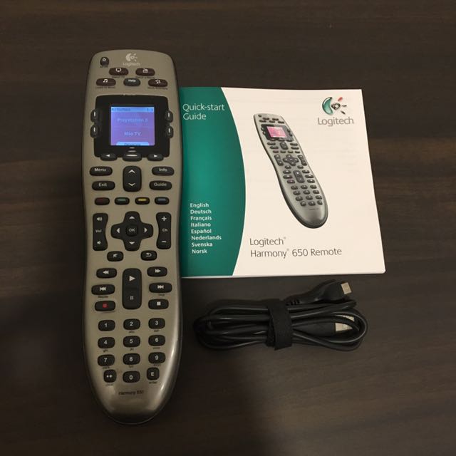 Logitech Harmony 650 Remote, TV & Home Appliances, TV & Entertainment ...