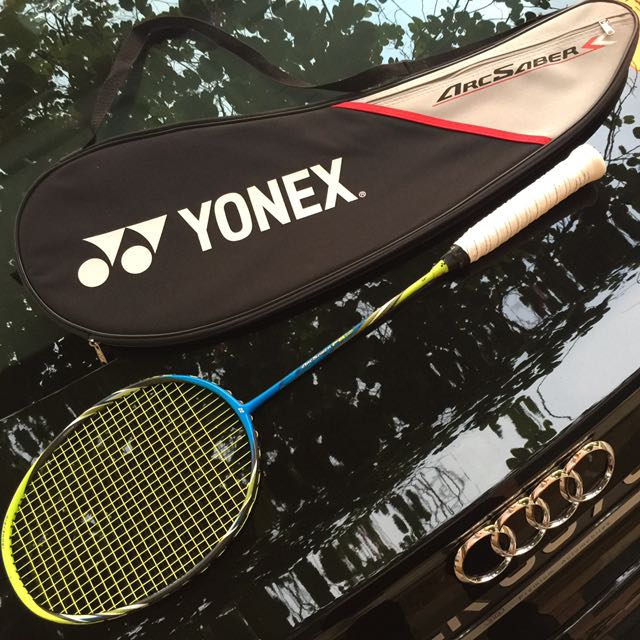 Yonex Arc Saber FB Flash Boost Badminton Racket, Sports Equipment ...