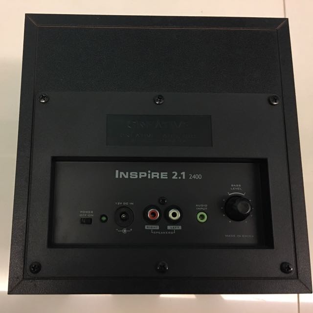 Creative Inspire 2.1 2400 Speaker, Audio, Soundbars, Speakers ...