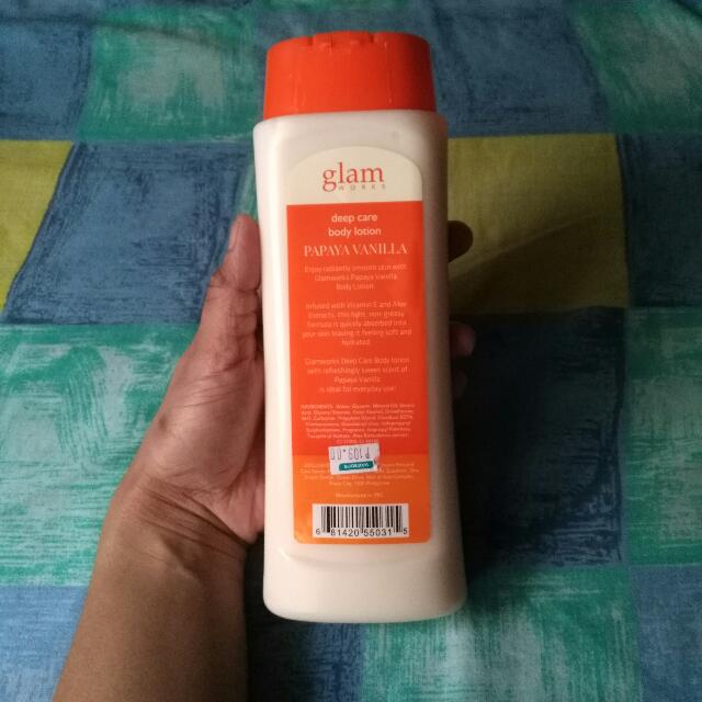 Glam Works Body Lotion Papaya Vanilla 400ml, Beauty & Personal Care ...