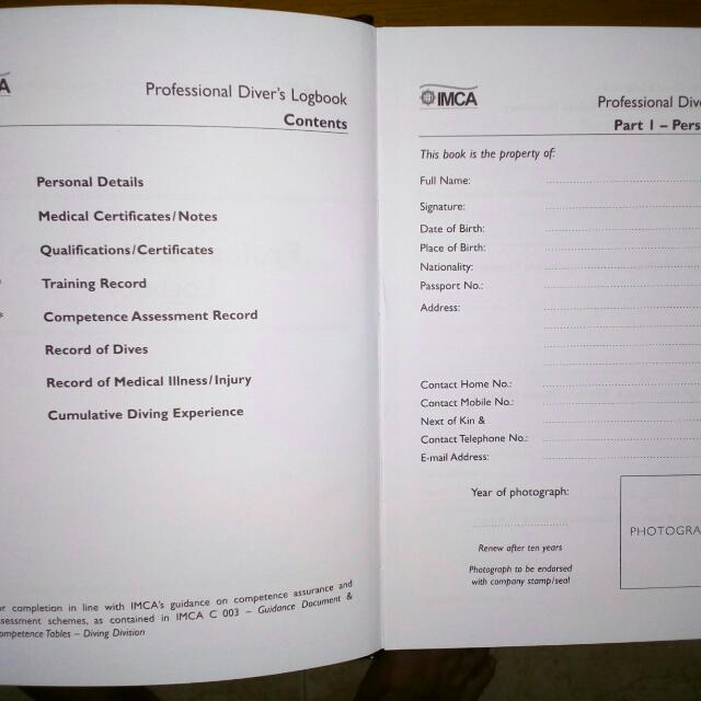 IMCA Professional Drivers Logbook, Hobbies & Toys, Books & Magazines ...