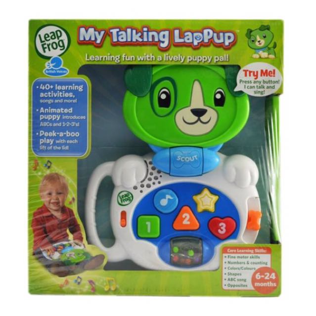 LeapFrog My Talking LapPup - Green, Hobbies & Toys, Toys & Games on ...
