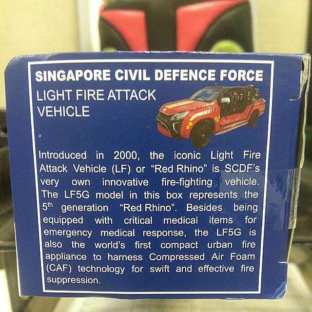 Limited Edition NS50 SPF FRC and SCDF Rhino., Hobbies & Toys, Toys ...