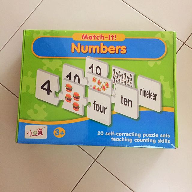 match-it! (numbers), Hobbies & Toys, Books & Magazines, Children's ...