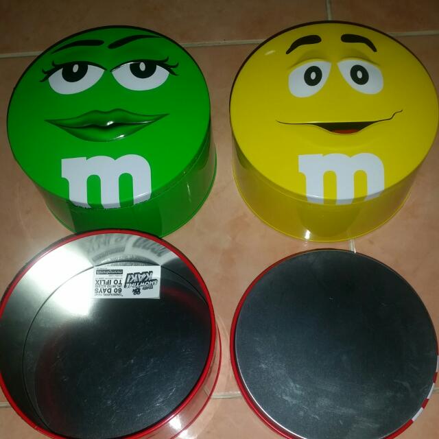 M&M's Tin Box 3, Hobbies & Toys, Collectibles & Memorabilia, Vintage ...