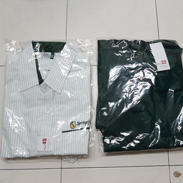 Springfield SEC Uniform, Babies & Kids, Babies & Kids Fashion on Carousell