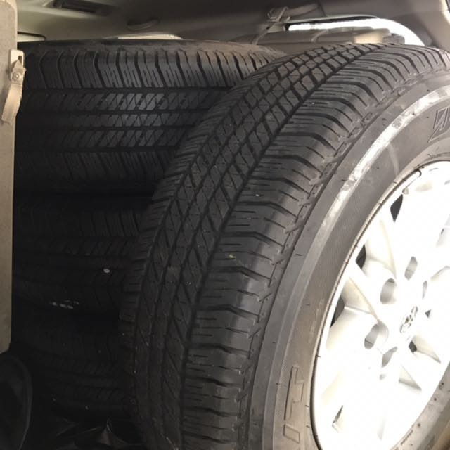 Toyota Fortuner 4 Pcs Rims @ Tyres, Car Accessories on Carousell