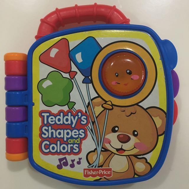 Fisher-Price Teddy's Shapes & Colors Baby Book, Babies & Kids, Infant ...