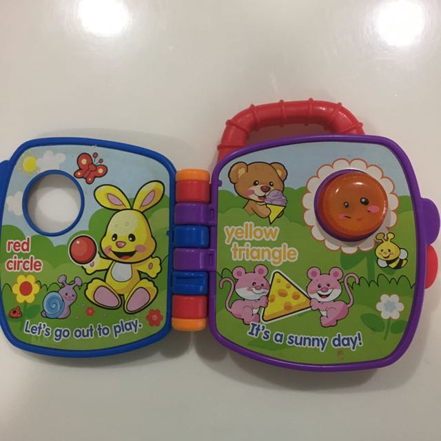 Fisher-Price Teddy's Shapes & Colors Baby Book, Babies & Kids, Infant ...