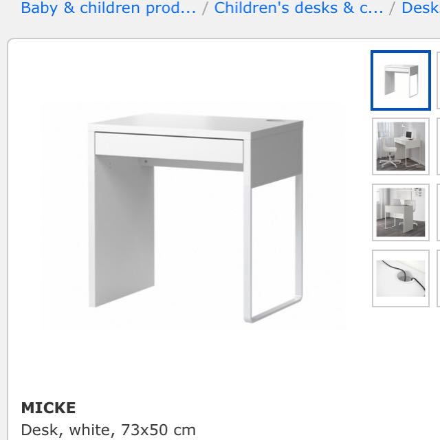 IKEA COMPUTER DESK, Furniture & Home Living, Home Decor, Other Home ...