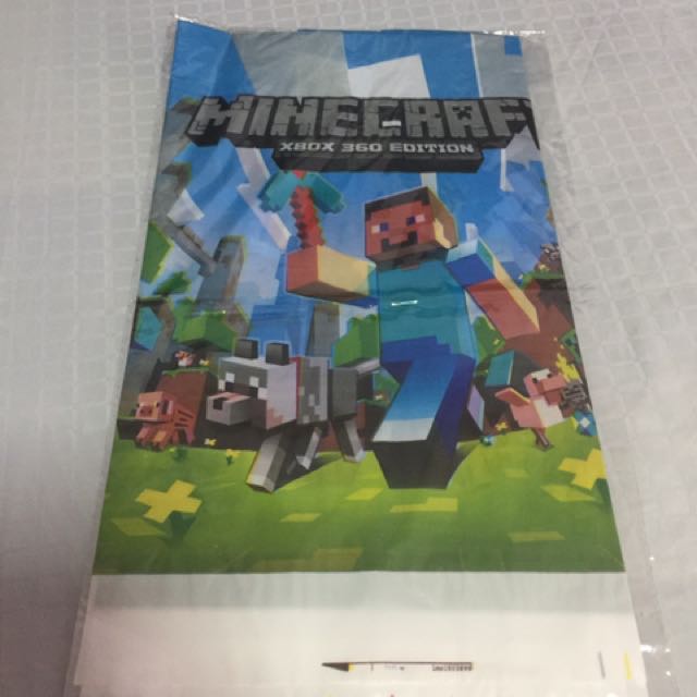 Minecraft PVC Plastic Table Cover, Babies & Kids, Babies & Kids Fashion ...