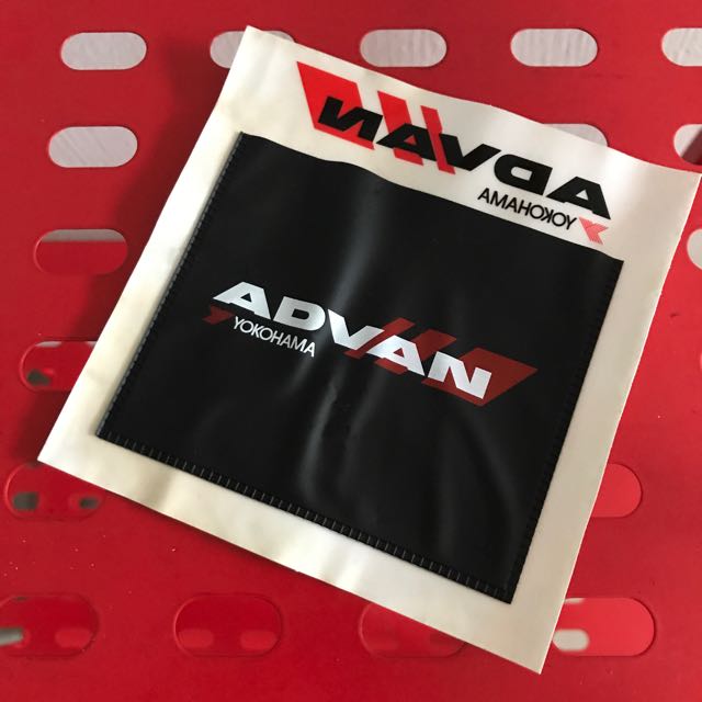 Original Yokohama ADVAN Car Decal (NEW/UNUSED), Car Accessories on ...