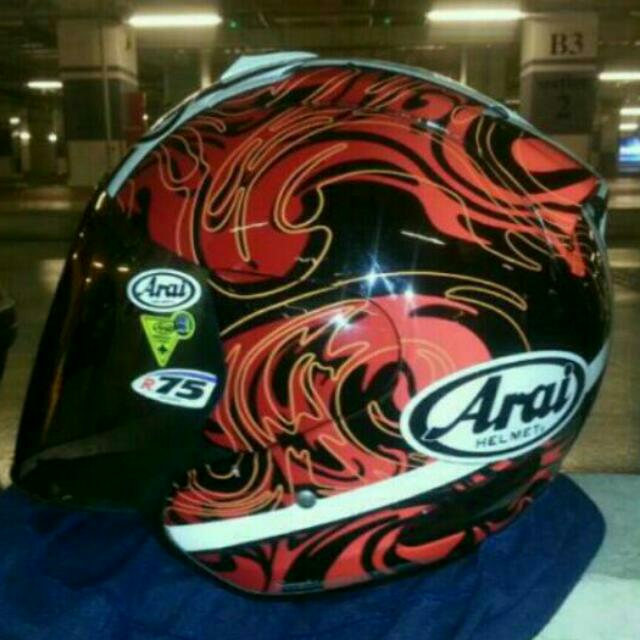 Authentic Arai Riptide Ram3, Motorcycles, Motorcycle Apparel on Carousell