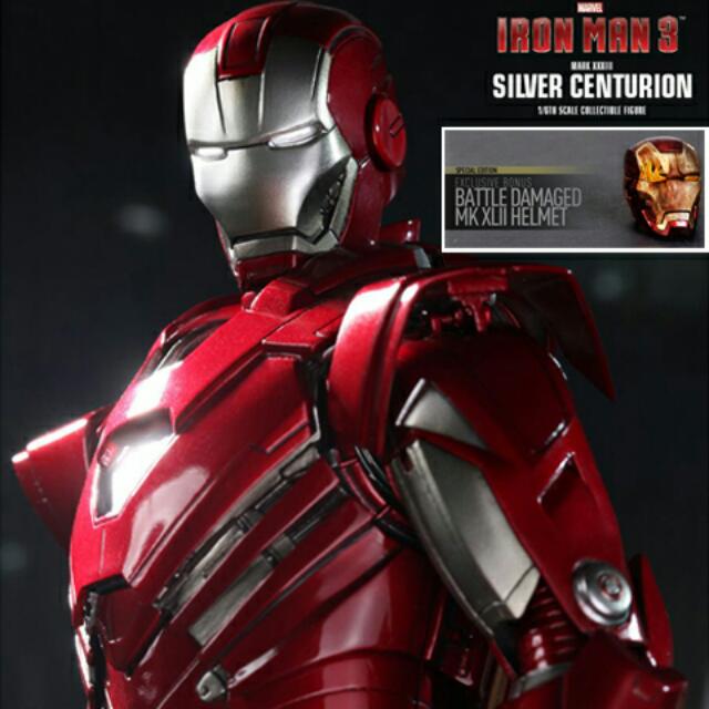 hot toys iron man silver centurion special edition, Hobbies & Toys ...