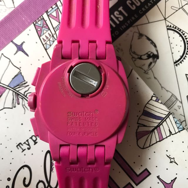Swatch Pink Wrist Watch, Women's Fashion, Watches & Accessories ...
