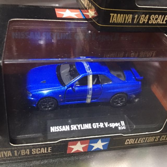 Tamiya 1:64 Scale Collector's Club. (Toyota Supra, Nissan Skyline R34 ...
