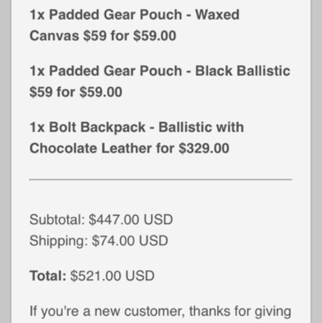 WaterField Bolt Backpack, Men's Fashion, Bags, Backpacks on Carousell