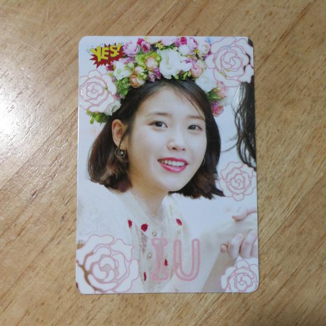 Yes Card IU 膠咕, 興趣及遊戲, 收藏品及紀念品, 韓流 - Carousell