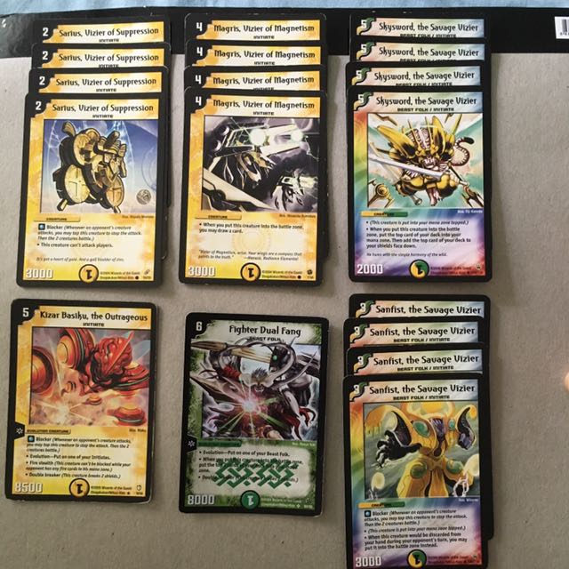 DUEL MASTERS INITIATE/BEAST FOLK SET, Hobbies & Toys, Toys & Games on ...